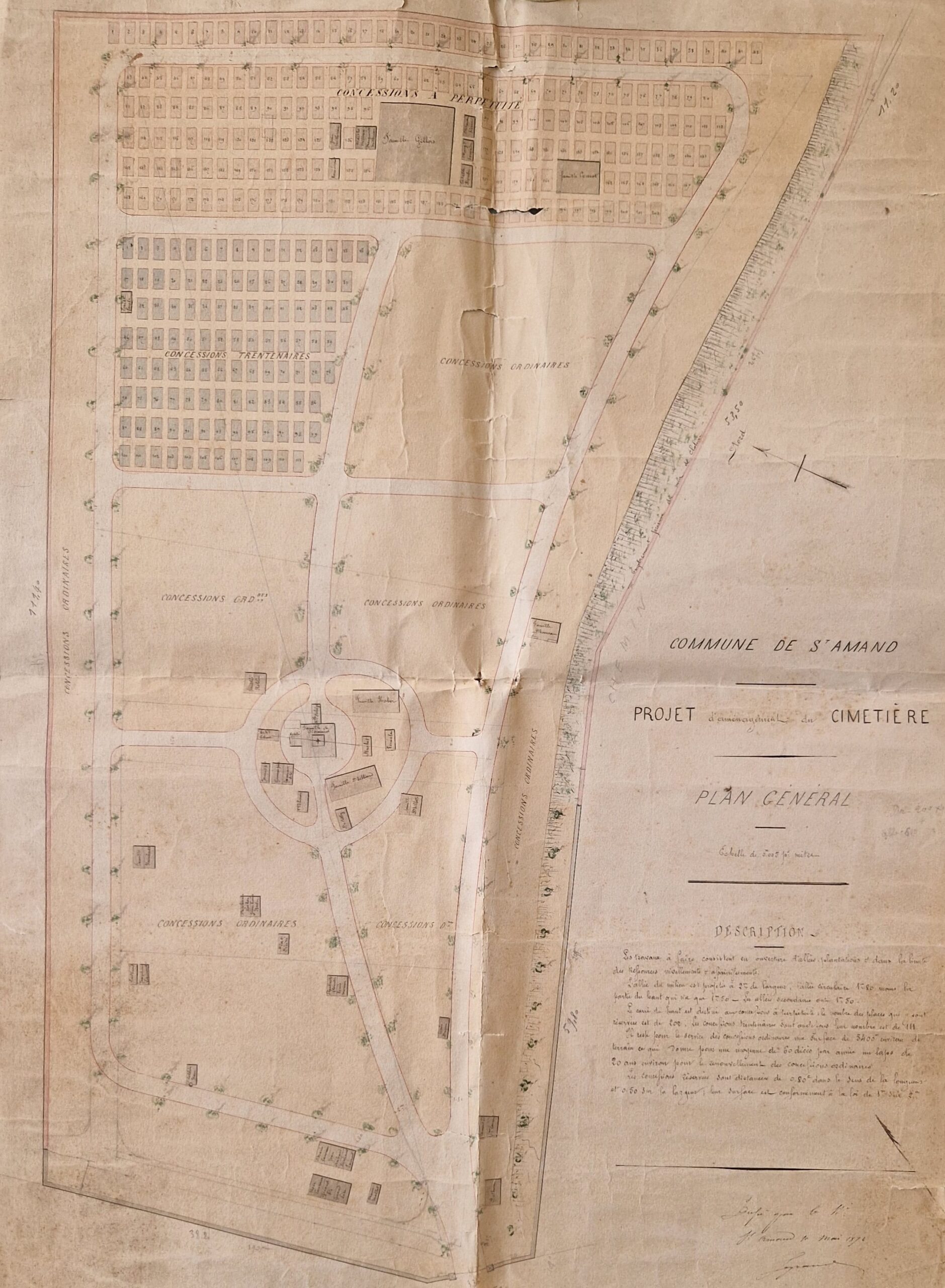 Plans de cimetières